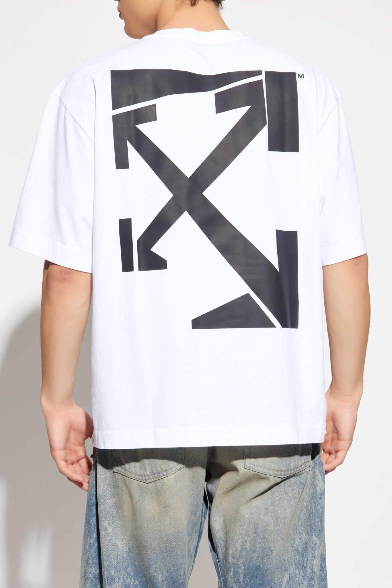 White T-shirt with logo Off-White - Vitkac GB